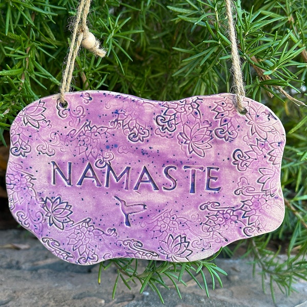 Namaste Sign - Etsy