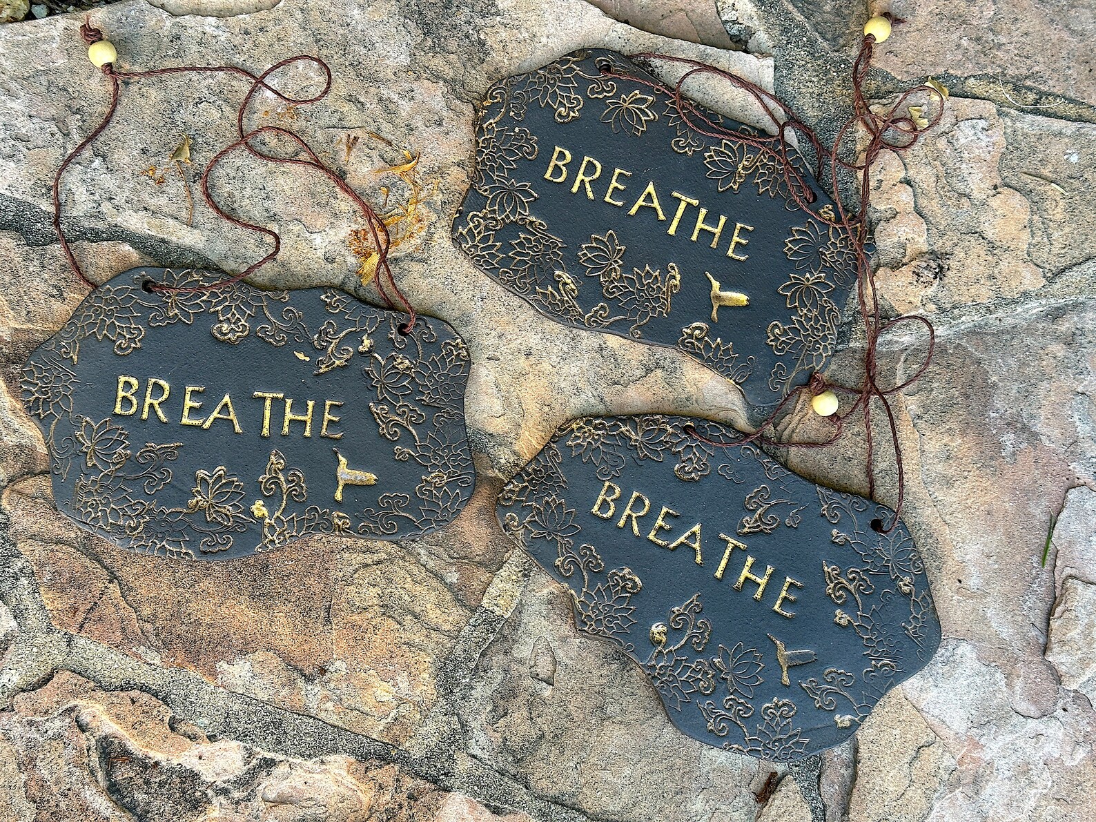 Lotus Flower Breathe Sign Hanging Sign Inspirational Wall Art - Etsy