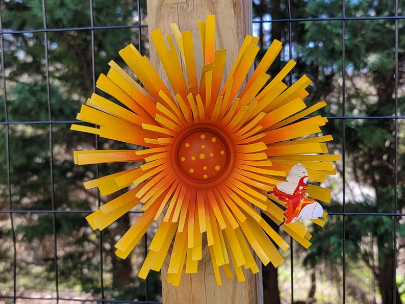 Recycled Aluminum Flowers Recycled Metal Flowers Garden Art - Etsy