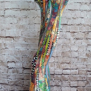 Painted Mannequin Legs, Collage Art, Abstract Art, Recycled Art, Mixed ...