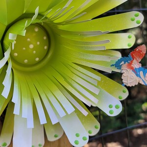Recycled Aluminum Flowers, Recycled Metal Flowers, Garden Art, Painted ...