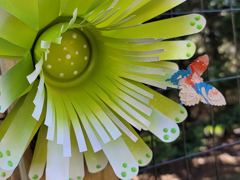 Recycled Aluminum Flowers Recycled Metal Flowers Garden Art - Etsy