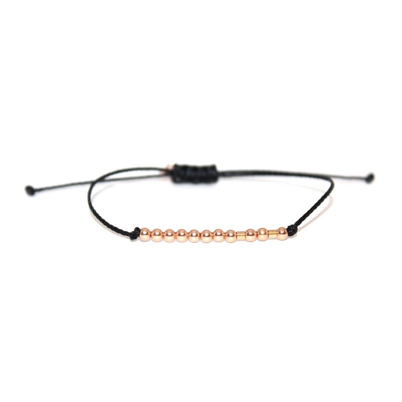 SISTER // Morse Code Bracelet (rose Gold Filled) - Sister Morse Code ...