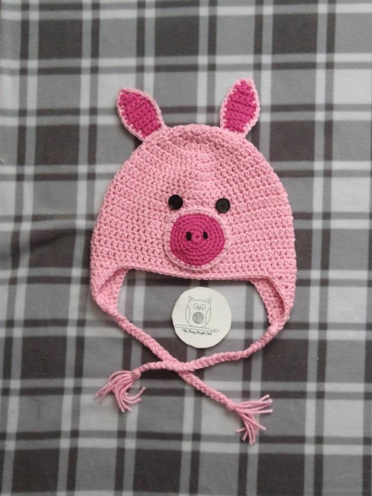 Pig Hat, Chinese New Year, Baby, Toddler,child, Adult, Winter Hat ...