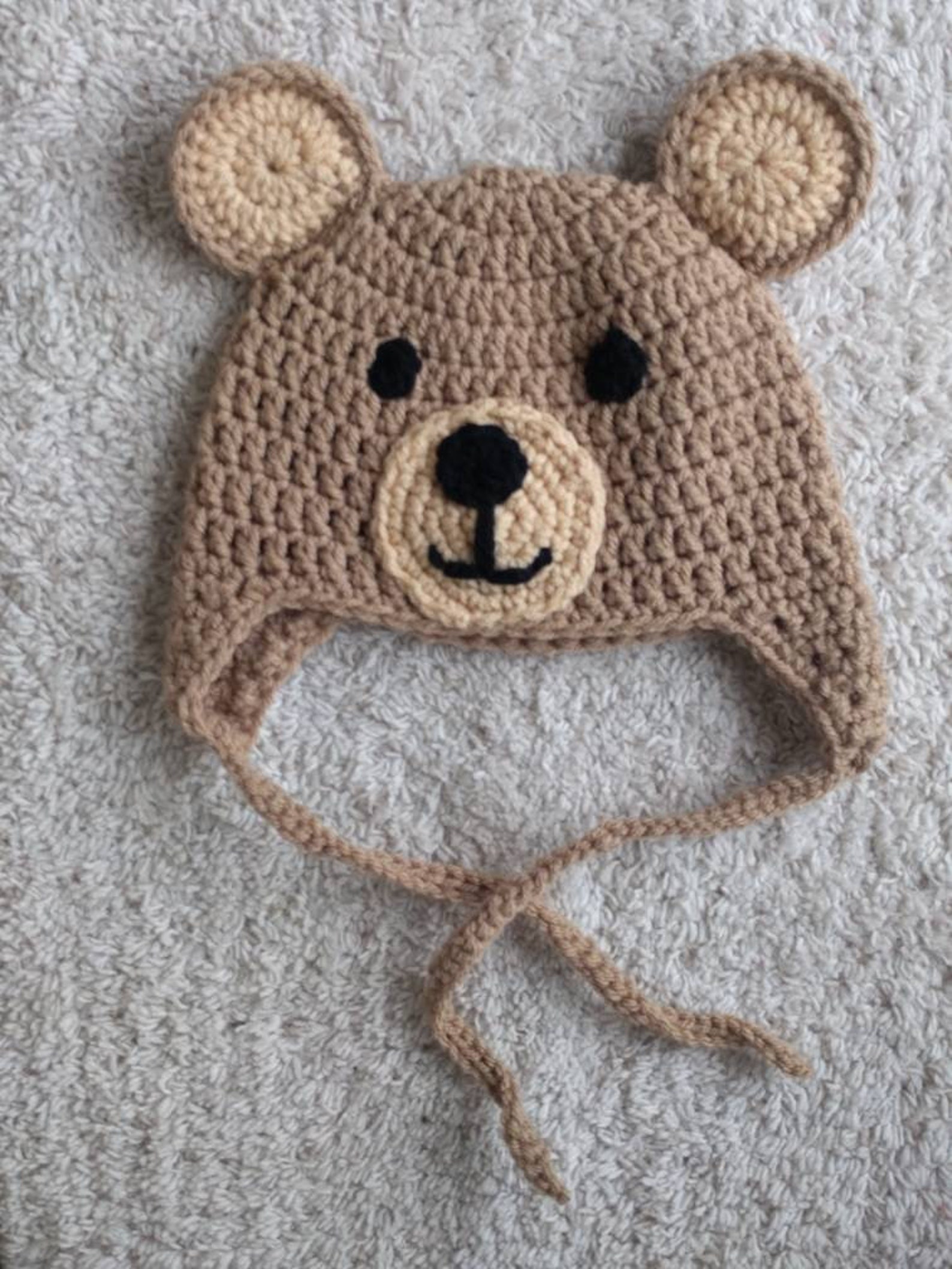 Teddy Bear Hat for Children, Custom Made, Available in Several Sizes ...