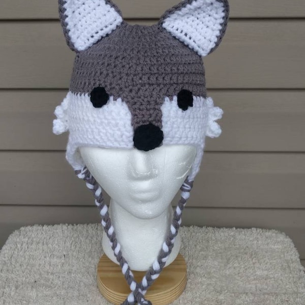 Crochet Wolf Hat - Etsy