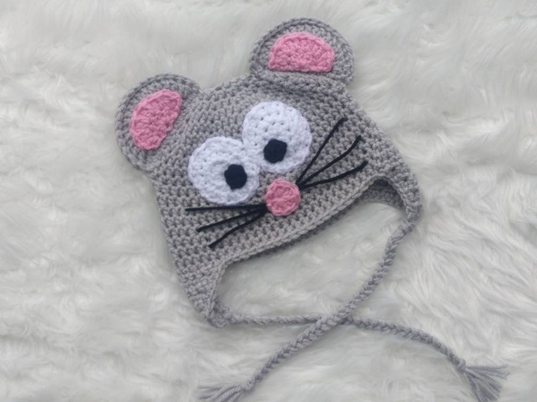 Mouse Hat, Chinese New Year, Baby, Toddler,child, Adult, Winter Hat ...