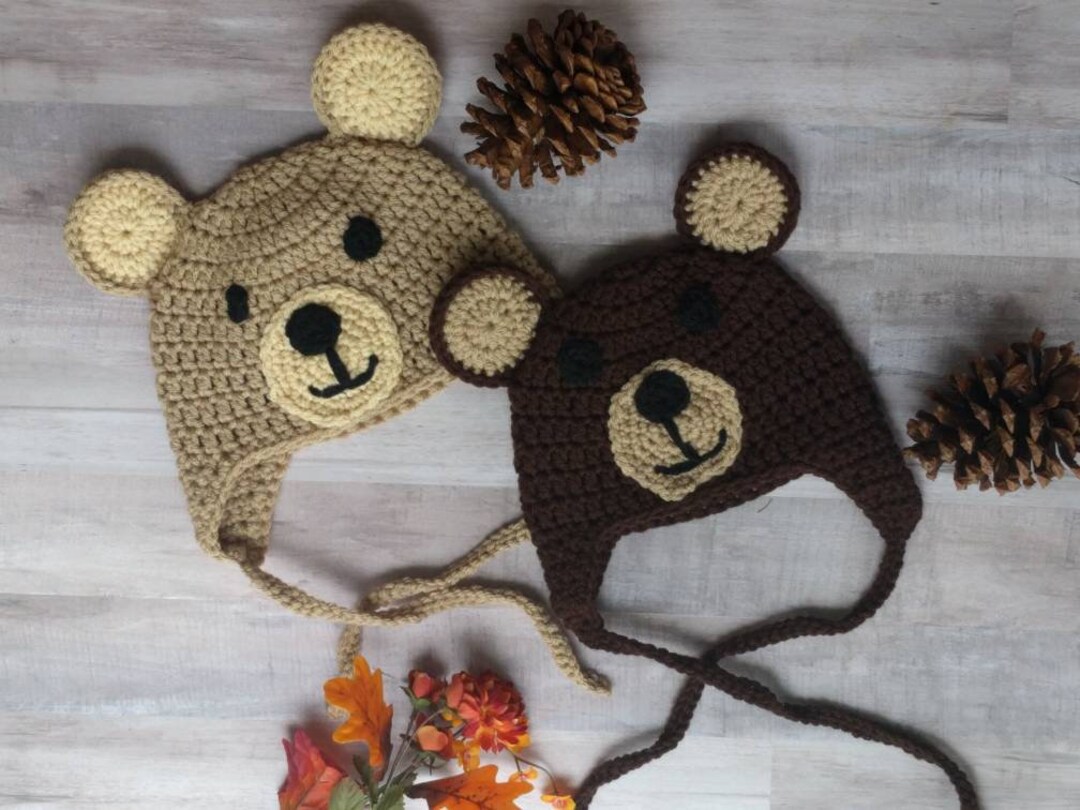 Teddy Bear Hat for Children, Custom Made, Available in Several Sizes ...