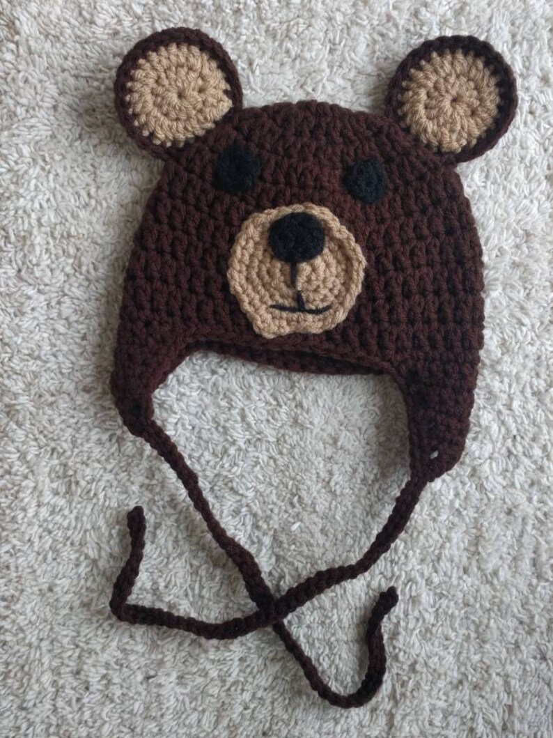 Teddy Bear Hat for Children, Custom Made, Available in Several Sizes ...