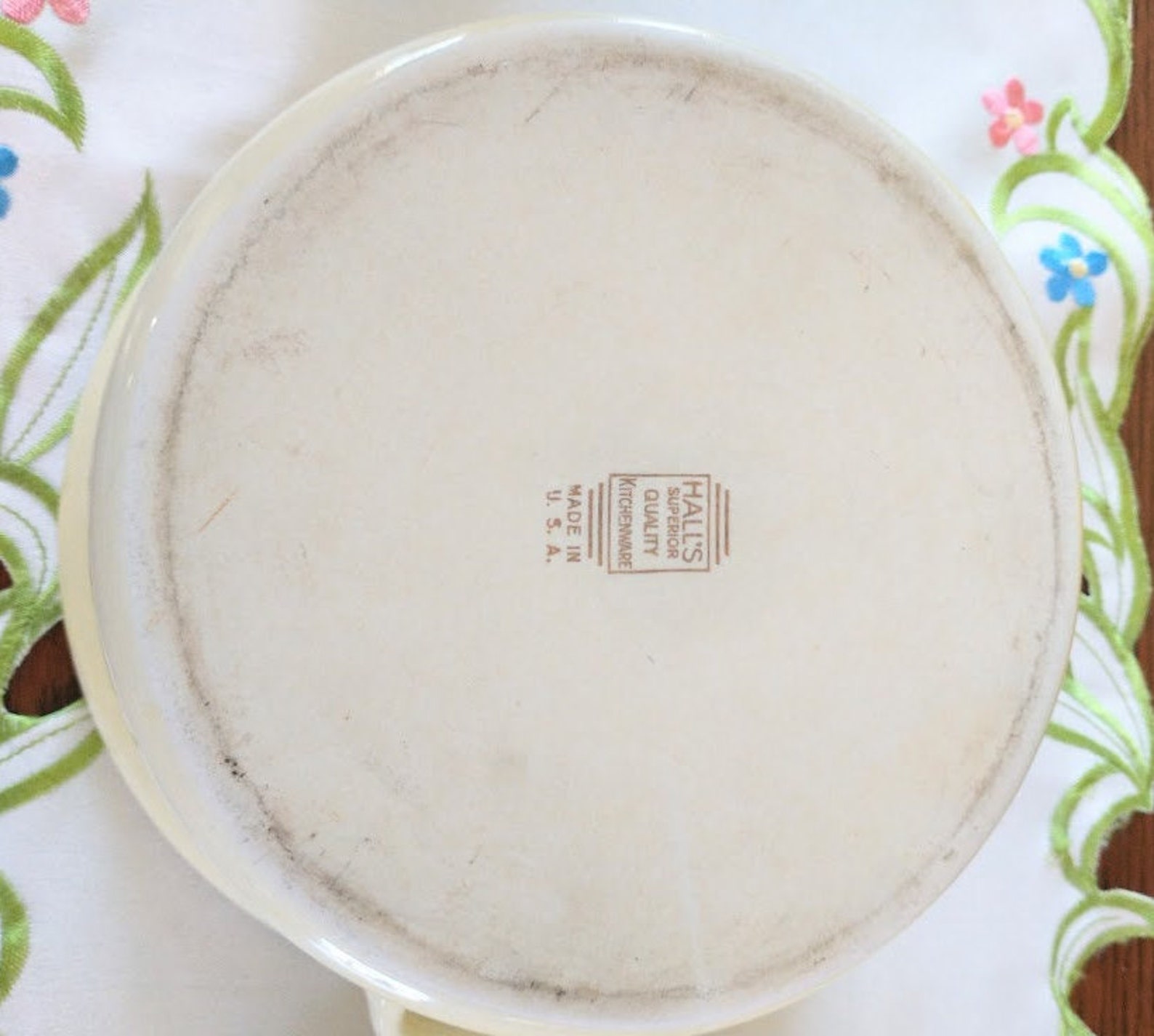 Halls Vintage Casserole Poppy Baking Dish With Steam Release Lid - Etsy