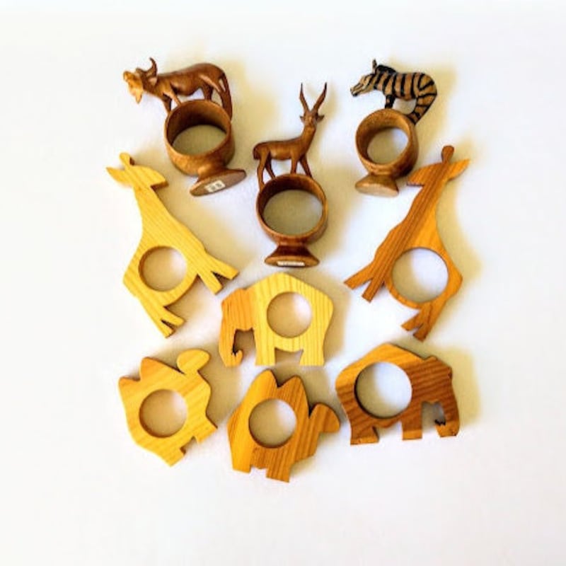 African Napkin Rings - Etsy