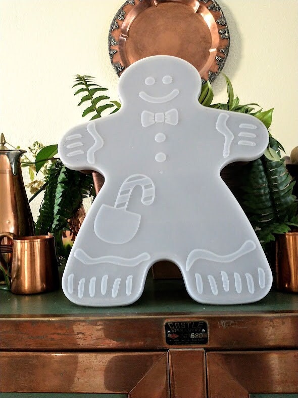 Vintage Gingerbread Man 7 Sectional Storage/cookie Container - Etsy