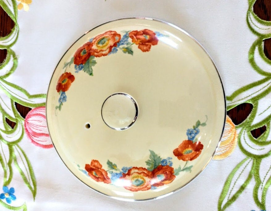 Halls Vintage Casserole Poppy Baking Dish With Steam Release Lid - Etsy