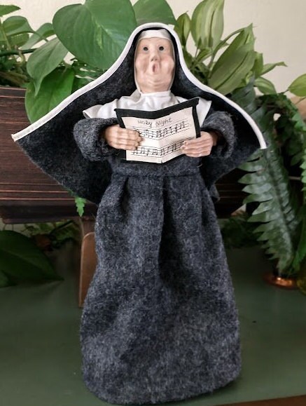 Vintage Nun Doll Figure Sister Nuns Habit Catholic Nun Statue Singing ...