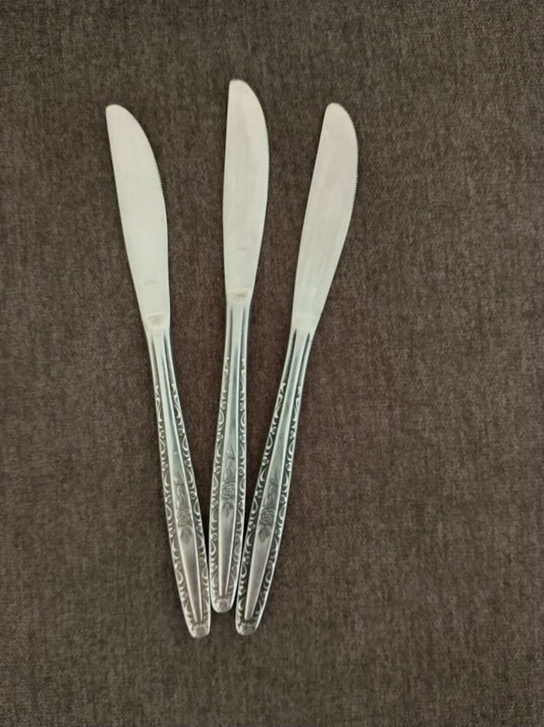 Interpur Stainless Steel Korea INR2 Rose Knives - Etsy