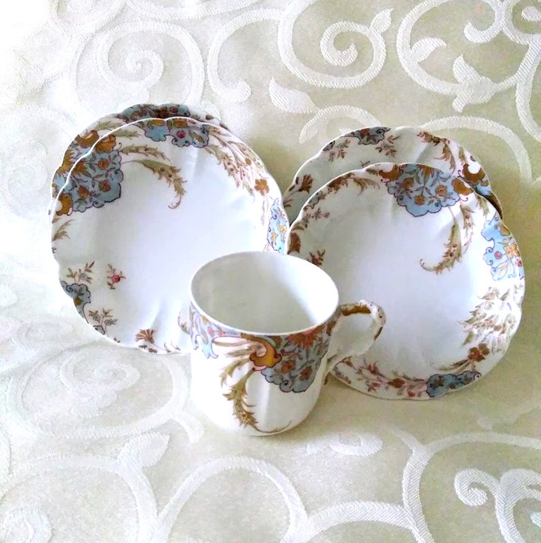Tidbit Plates and Demitasse Cup: Vintage Limoges - Etsy