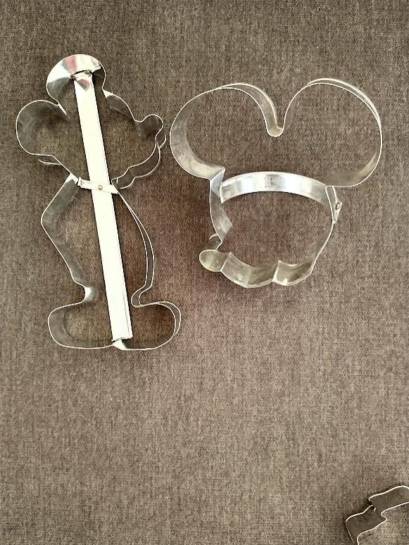 Mickey Mouse Cookie Cutters- Walt Disney World Trademark 7.25" High, 5 ...