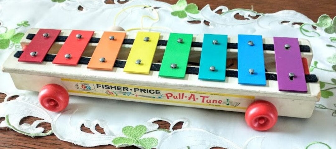 Vintage Fisher-xylophone Pull Tune * - Etsy