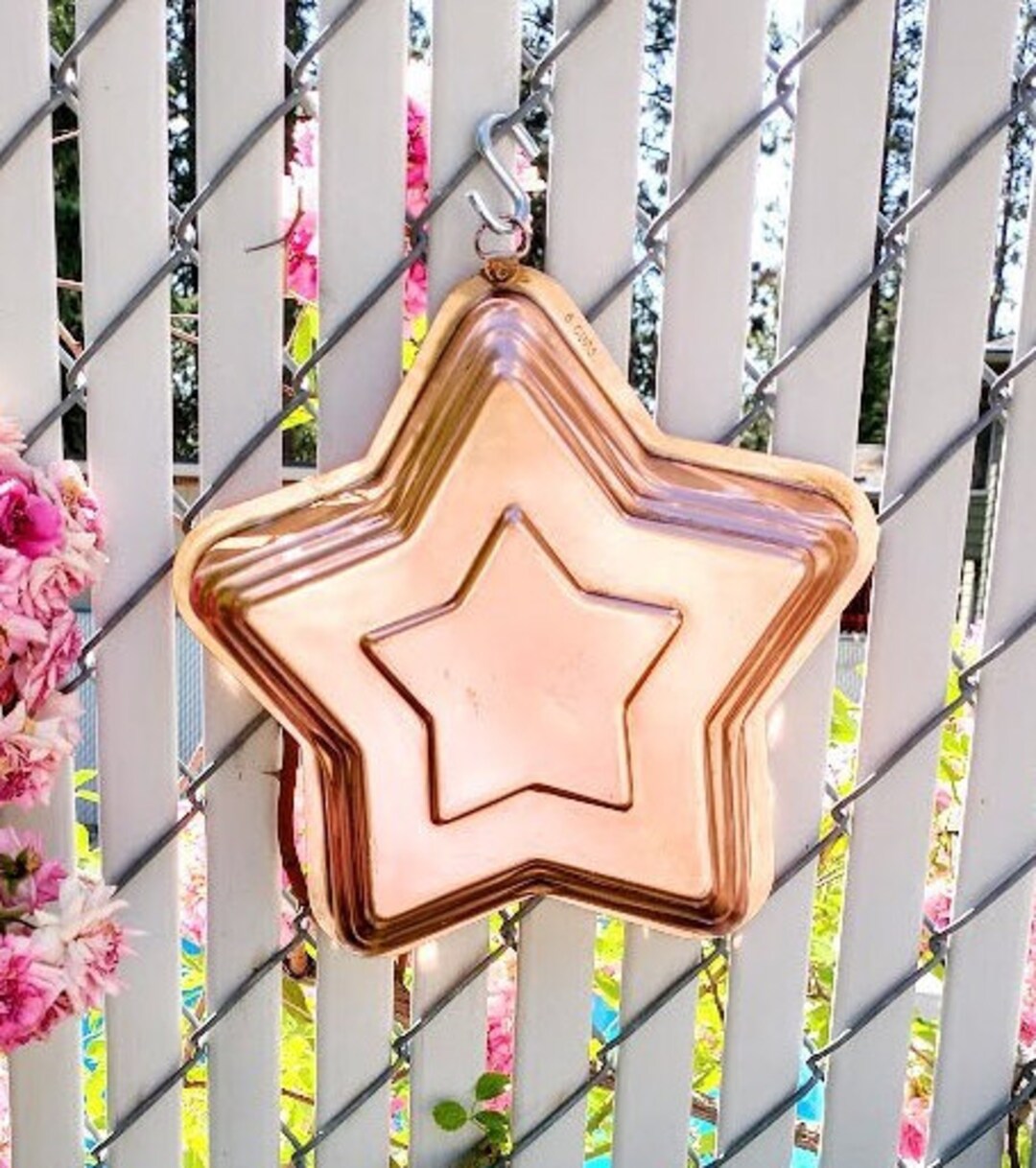 Copper Star Shaped Jello Mold 5 Cups Aspic Mold Vintage, Country ...
