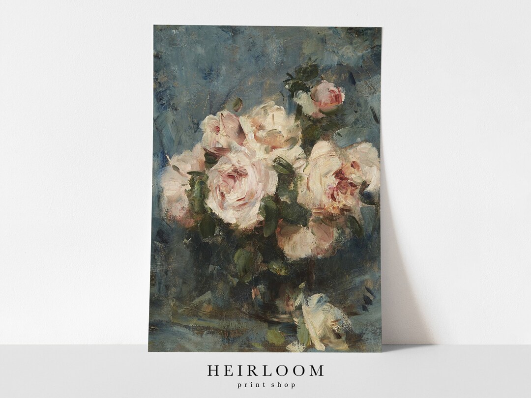 Vintage Rose Prints Painting of Roses Heirloom ART PRINTS - Etsy