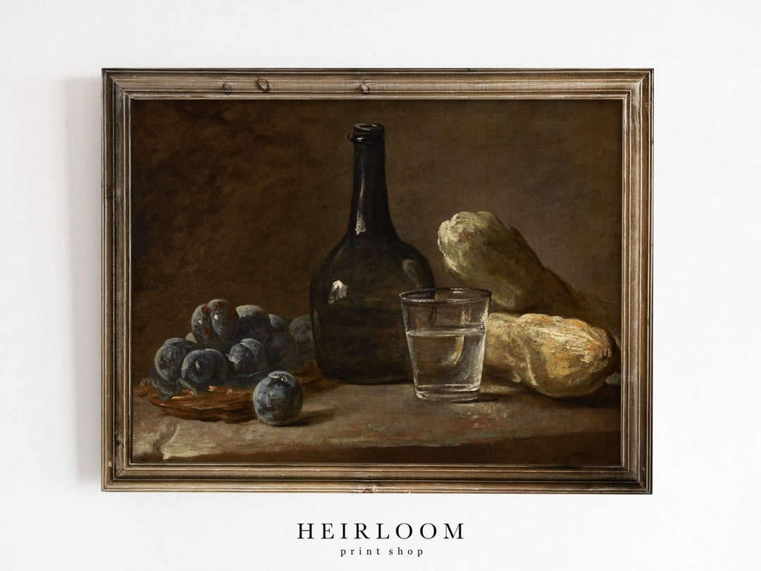 Still Life Printable | Kitchen Printable Wall Art | Subtle Still - Etsy