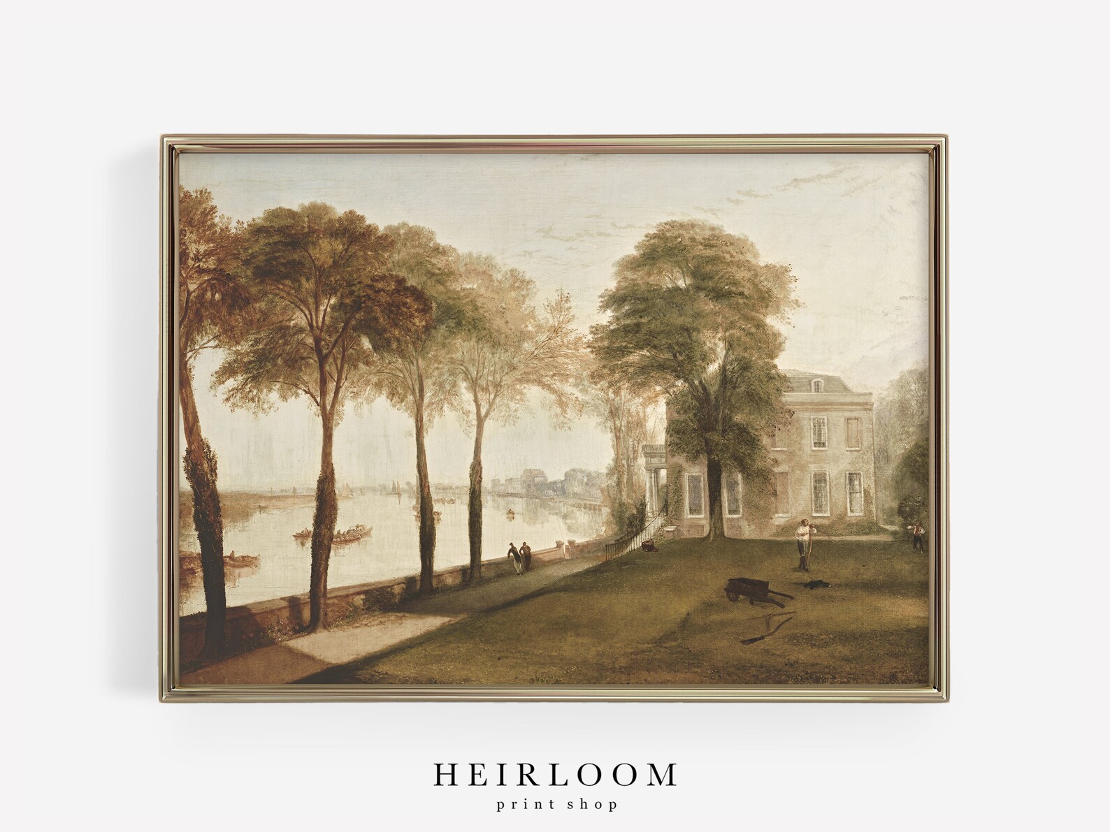 Terrace Painting European Prints Vintage City Artwork - Etsy