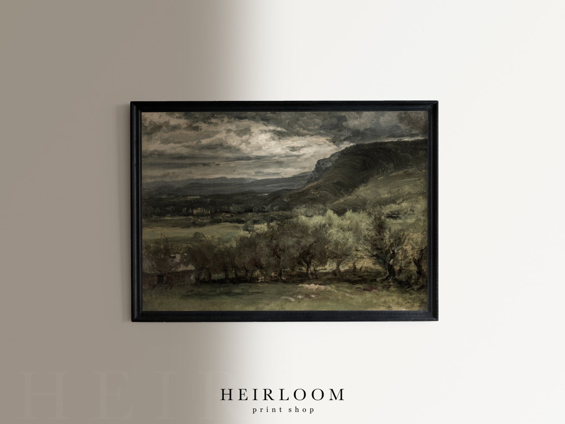 Minimalist Wall Art Landscape Painting Oil Painting - Etsy