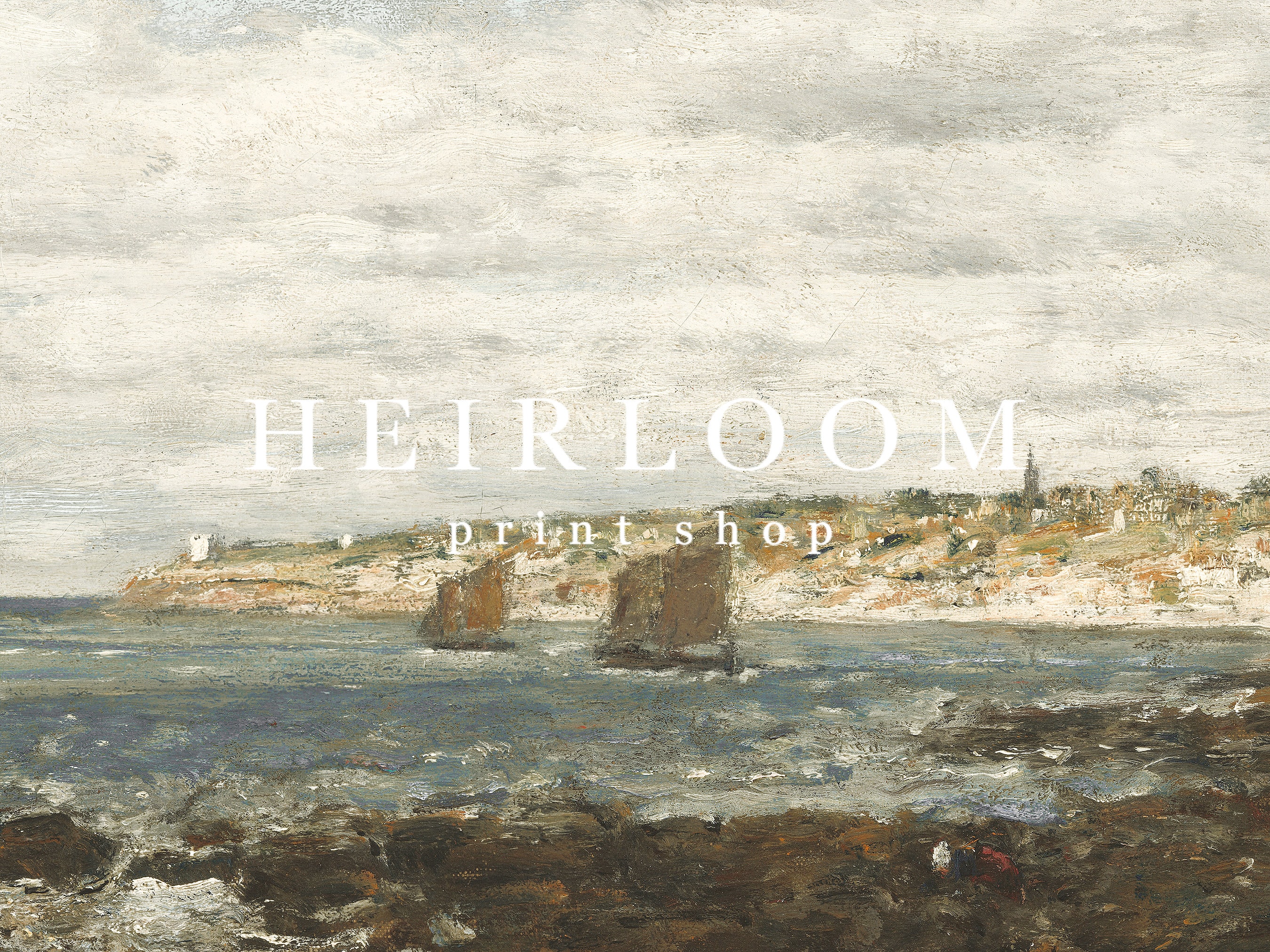 Coastal Art Set | French Coast Print | Beach House Art | ART PRINTS ...