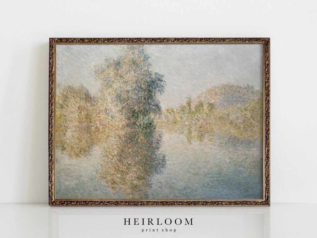 Normandy Art | Claude Monet Print | Impressionist | Giverny - Etsy