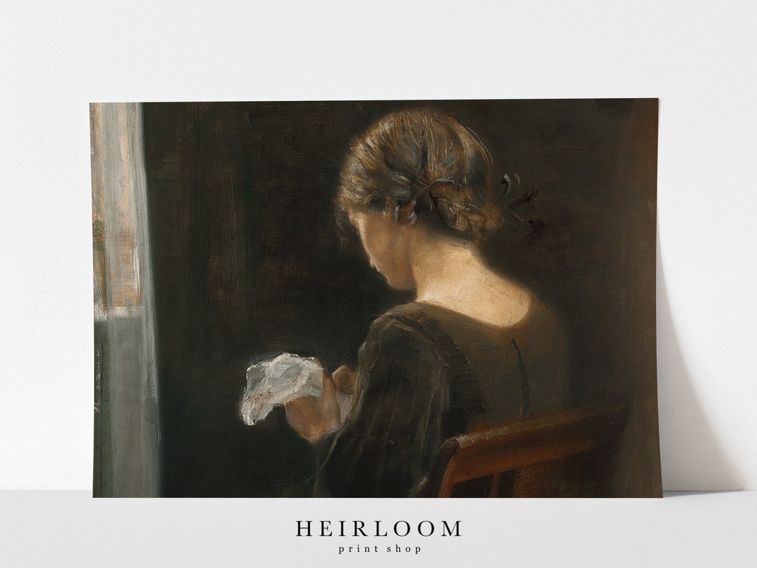 European Prints | MAILED ART PRINTS Vintage Painting | Sewing - Etsy