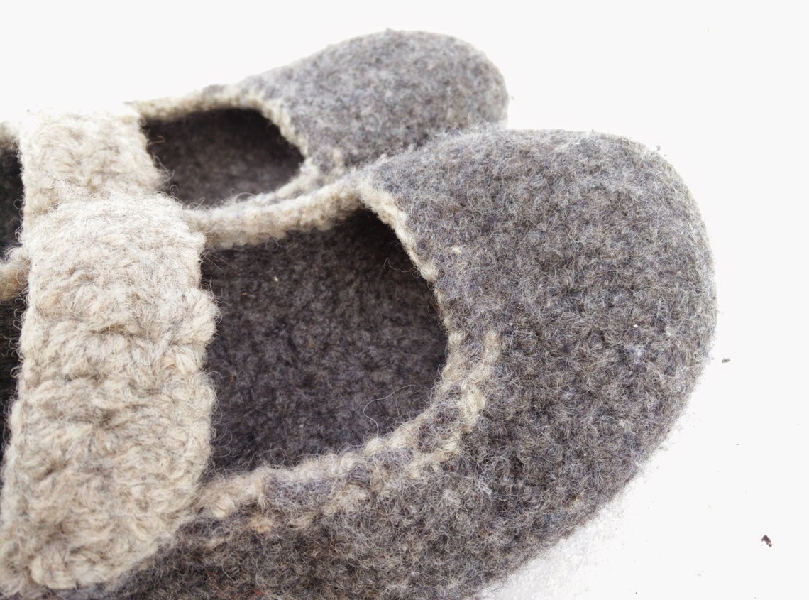 Georgian Felted Slippers Crochet Pattern adult: Small, Medium, Large - Etsy
