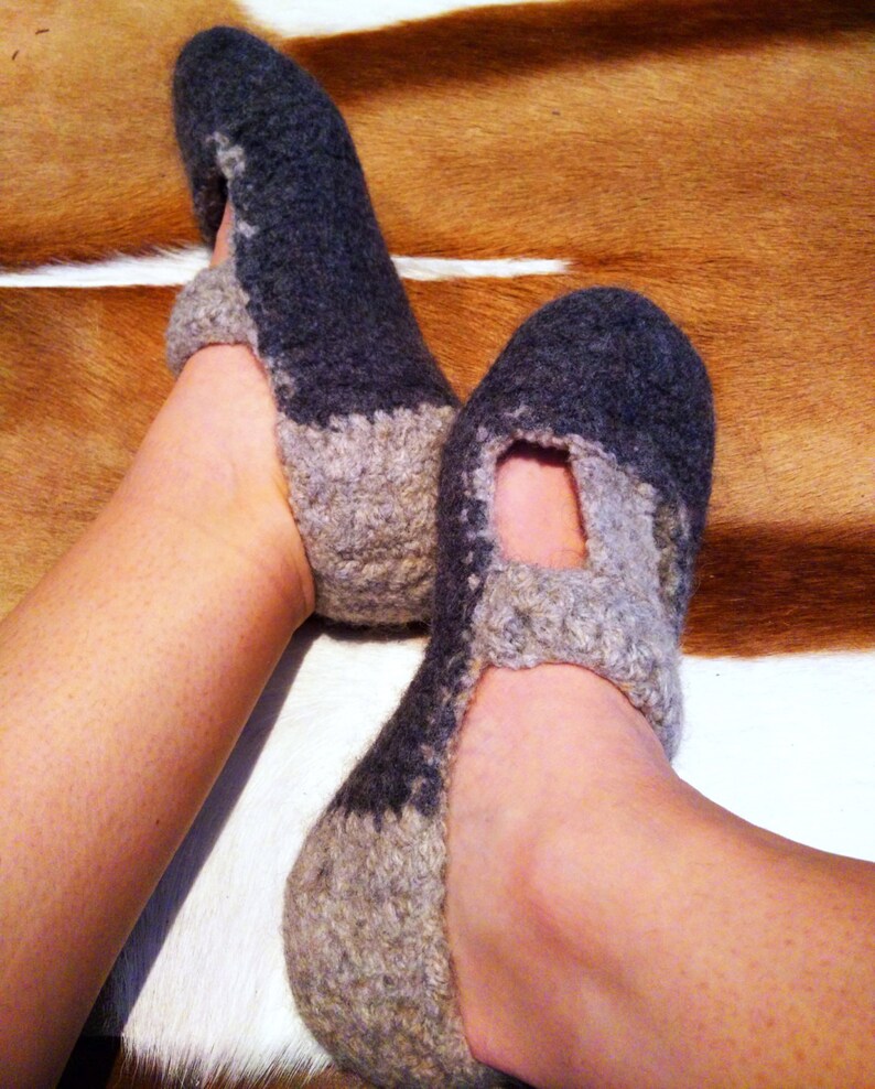 Georgian Felted Slippers Crochet Pattern adult: Small, Medium, Large - Etsy
