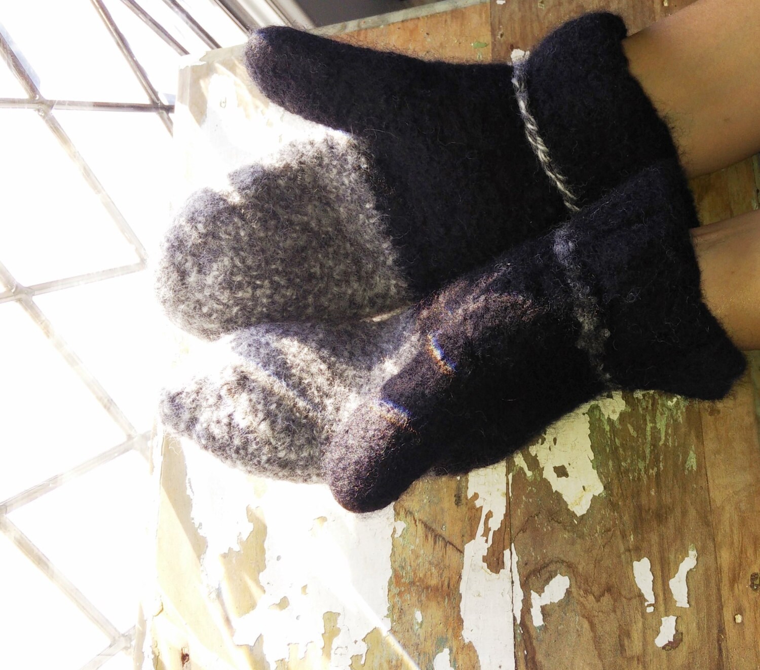 Felted Wool Mittens - Crochet Pattern (adult: Small, Medium and Large ...