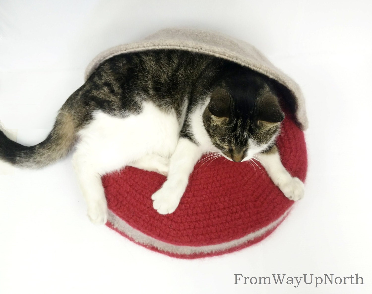 CROCHET PATTERN Paw-purpedic Pet Den - Cat/small Dog Bed - Etsy