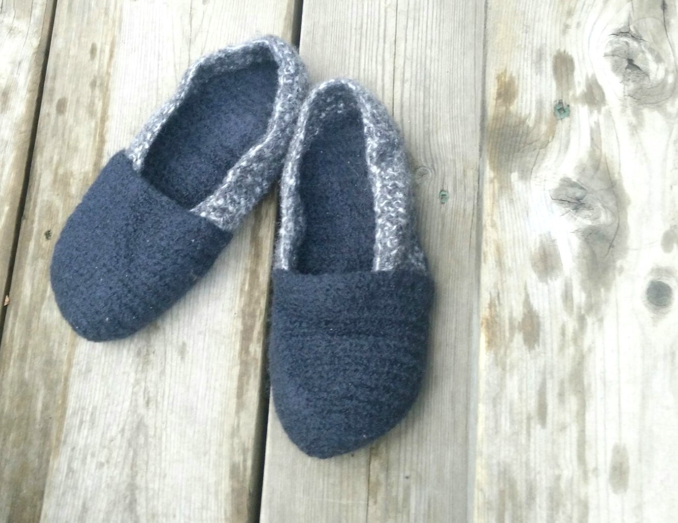 Cozy Nights Felted Slippers CROCHET PATERN (adult Sizes Small to Large ...