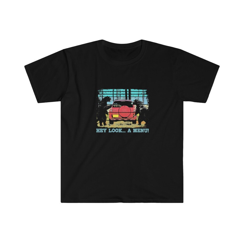 Hey Look Menu Bear Family Unisex Softstyle T-shirt - Etsy