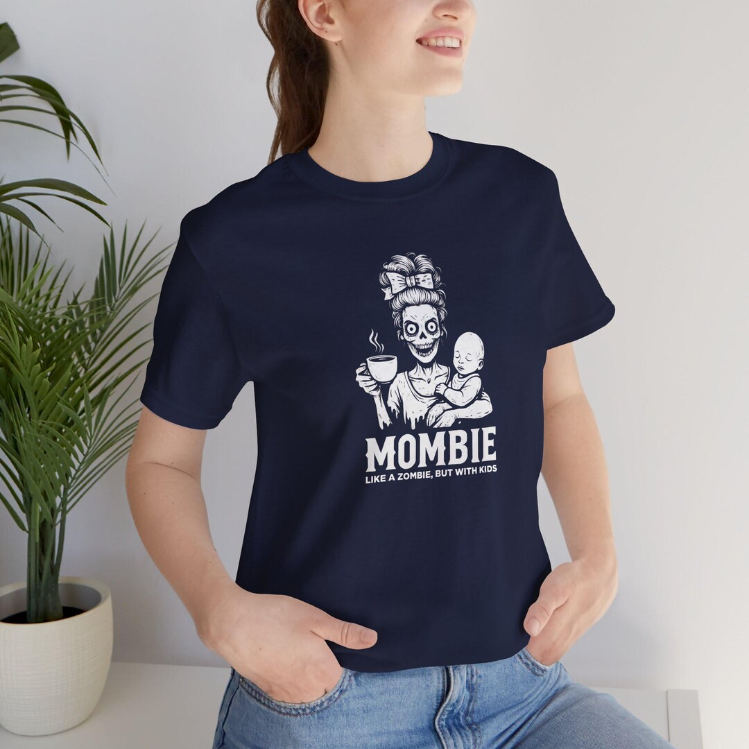 Mombie Zombie Shirt, Halloween Tee, Funny Mom Gift, Horror Movie Fan ...