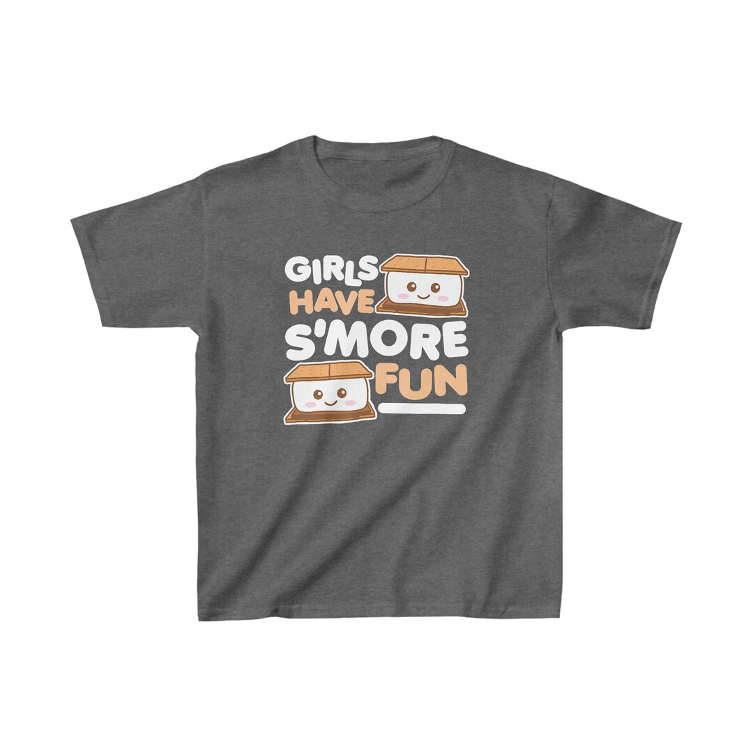 Girls Just Wants Have Smores Fun Funny Kids Heavy Cotton™ Tee - Etsy