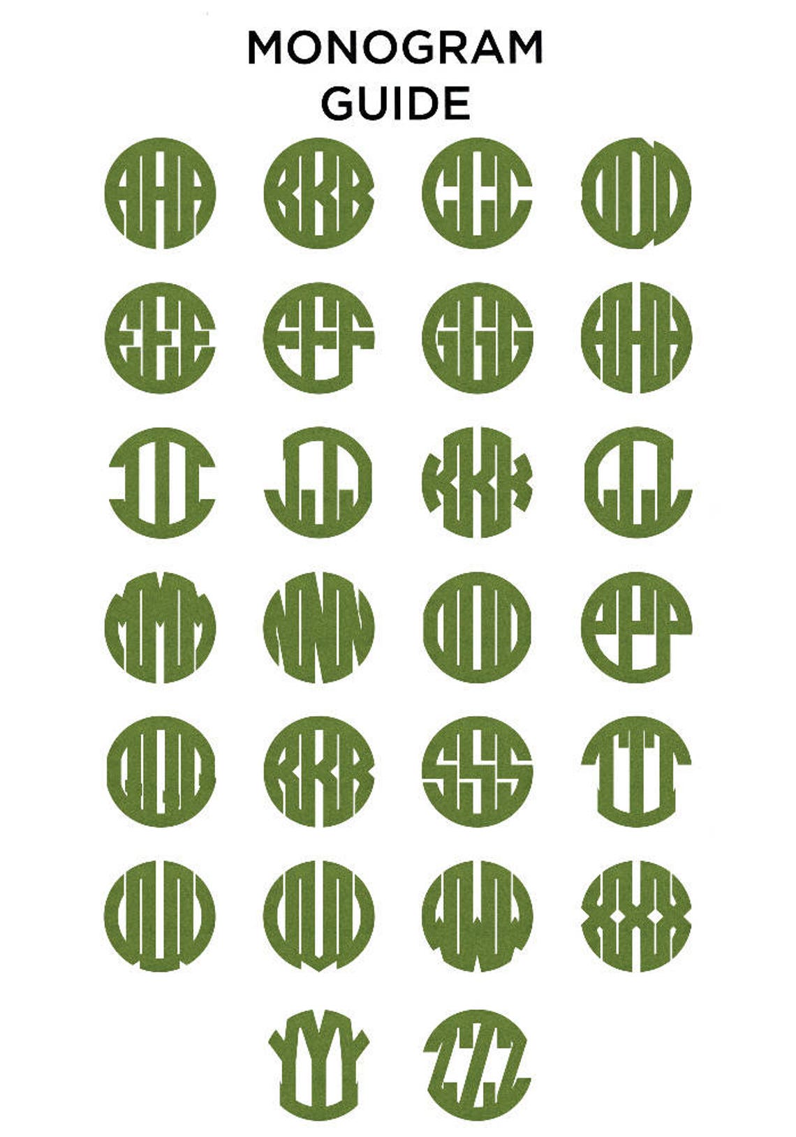 Monogram Synthetic Grass Doormat | Rug | Wall Art Decor - Etsy