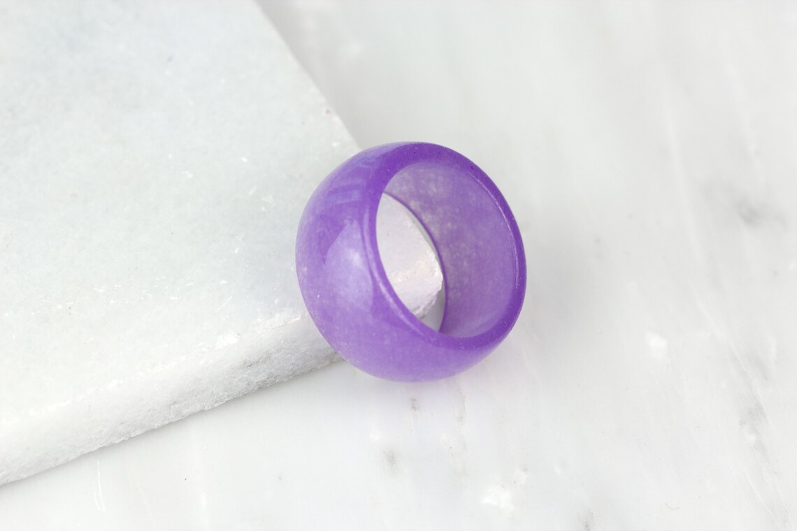 Lilac Ring/ Lavender Ring/ Light Purple Ring/ Purple Stone | Etsy