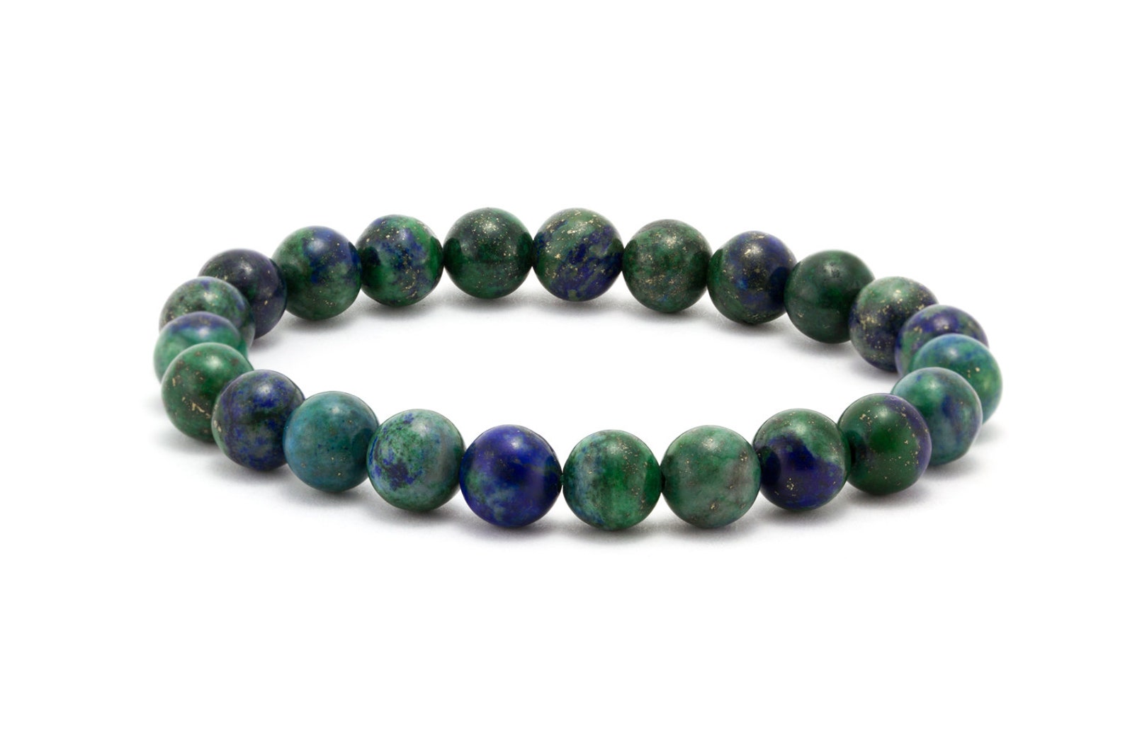 Azure Jewelry Azurite Crystal Malachite Bracelet Malachite | Etsy