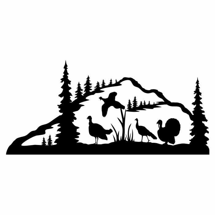 Turkey Clipart Silhouettes Scene, Eps Dxf Pdf Png Svg Ai Files - Plasma ...