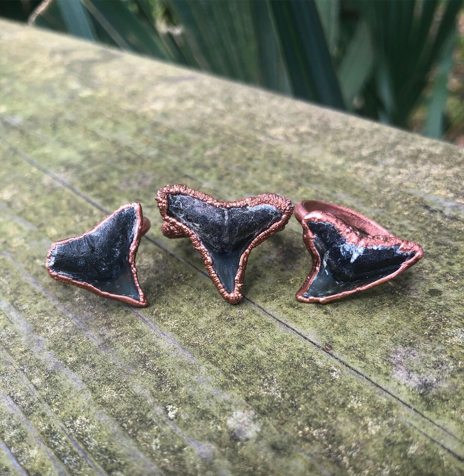 Electroformed Shark Tooth Ring - Etsy