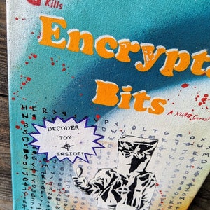 Encrypta-bits Cereal Box Themed Spray Paint Art - Etsy
