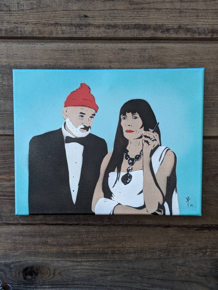 Bill Murray Stripes Stencil