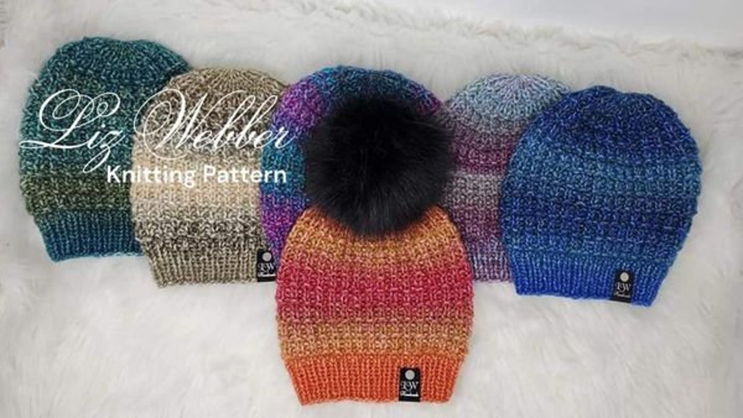 Knitting Pattern, DIY, Lighthouse Illusion Beanie Knitting Pattern ...