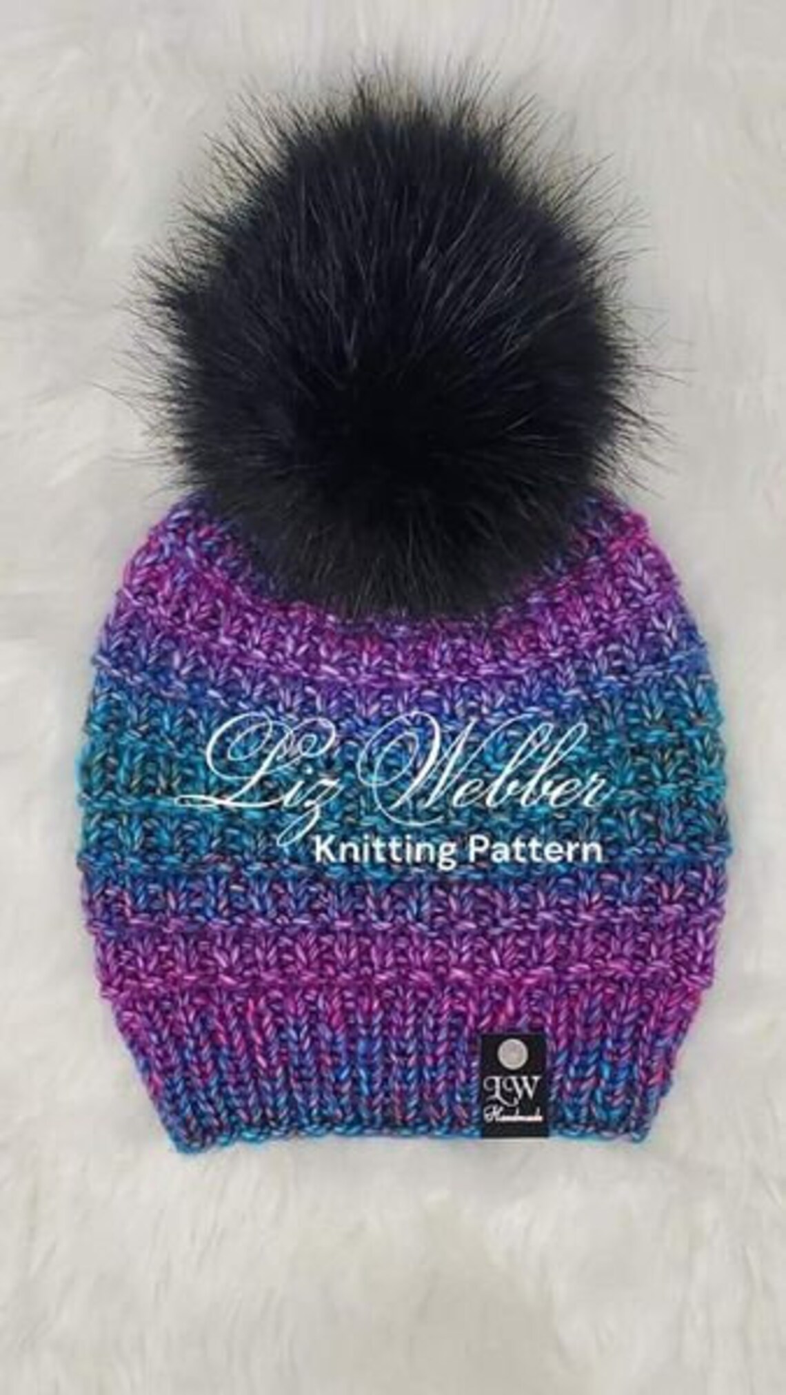 Knitting Pattern, DIY, Lighthouse Illusion Beanie Knitting Pattern ...