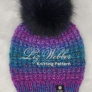 Knitting Pattern, DIY, Lighthouse Illusion Beanie Knitting Pattern ...