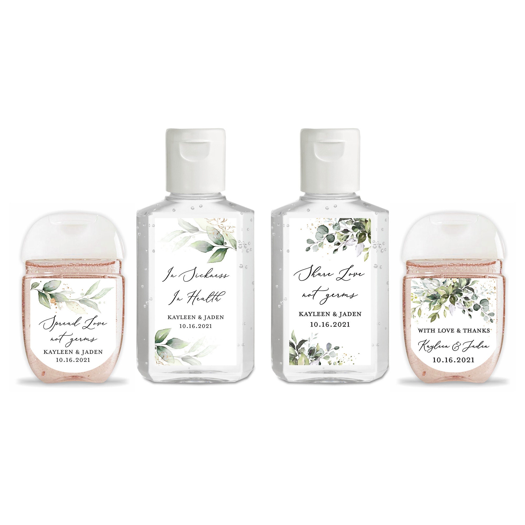 Labels for Hand Sanitize Purell sanitizer labels pab 317 Bridal Shower ...