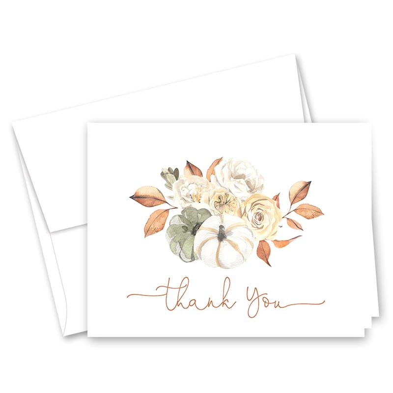 Fall Thank You Cards - Etsy